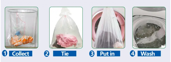 Hot Water Soluble Laundry Bags, Hotel / Hospital Polyvinyl Alcohol ...